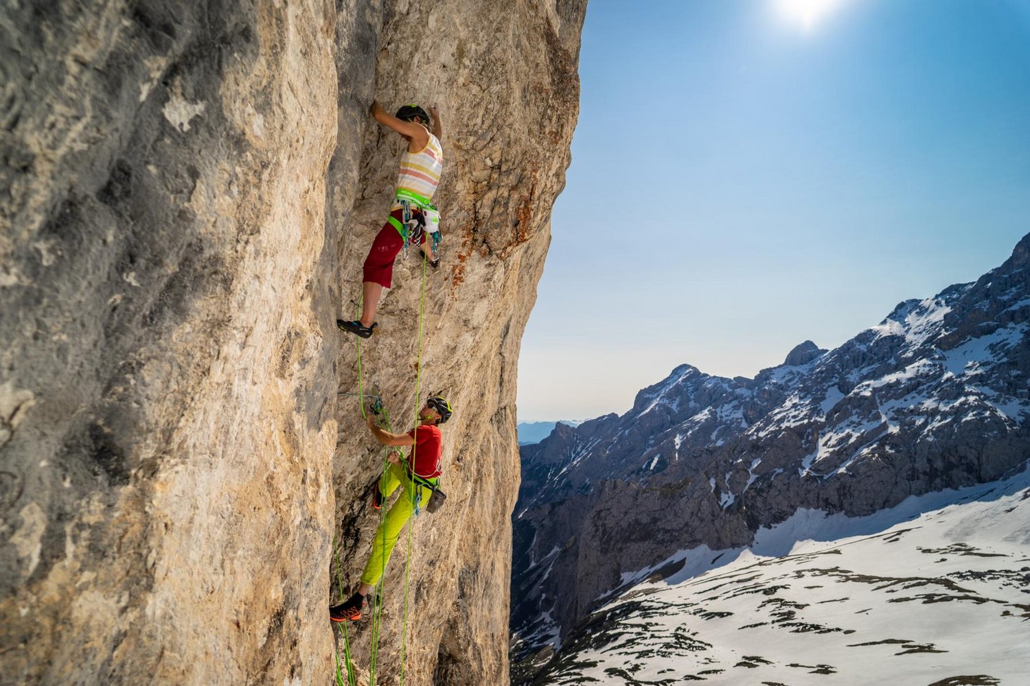 Dörte Pietron und Daniel Gebel holen sich die erste freie Begehung von ...